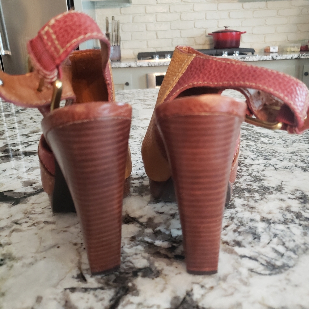 Lucky Brand Paola Platform Slingbacks - Gem